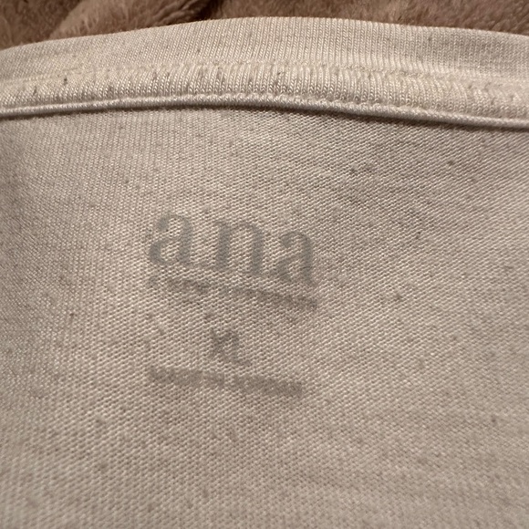 a.n.a | Tops | Ana White Tshirt | Poshmark